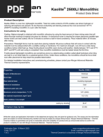 Kaolite 2300LI Monolithic Data Sheet | PDF | Refractory | Concrete