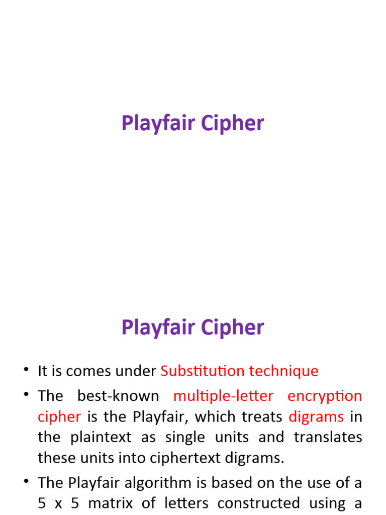 1-Ceaser Cipher, Playfair Cipher-09-01-2024 | PDF | Encryption | Secrecy 1-Ceaser Cipher, Playfair Cipher-09-01-2024 | PDF | Encryption | Secrecy