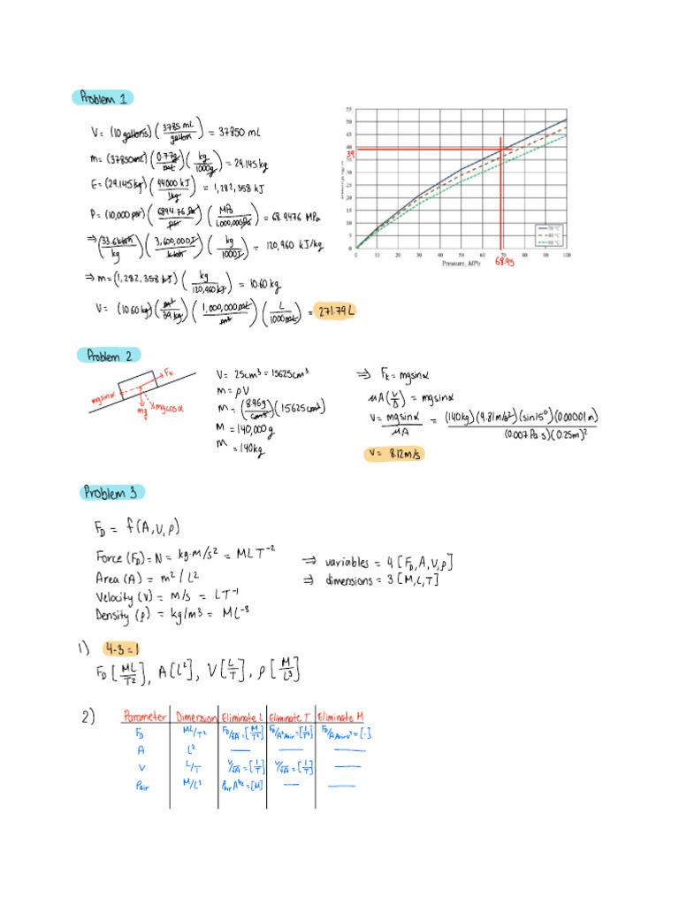 A1 | PDF | Mechanical Engineering | Physical Quantities