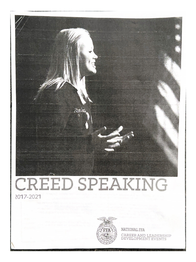 CREED SPEAKING | PDF