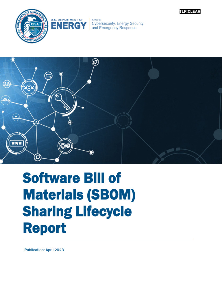 Software Bill of Materials (SBOM) Sharing Lifecycle Report | PDF ...