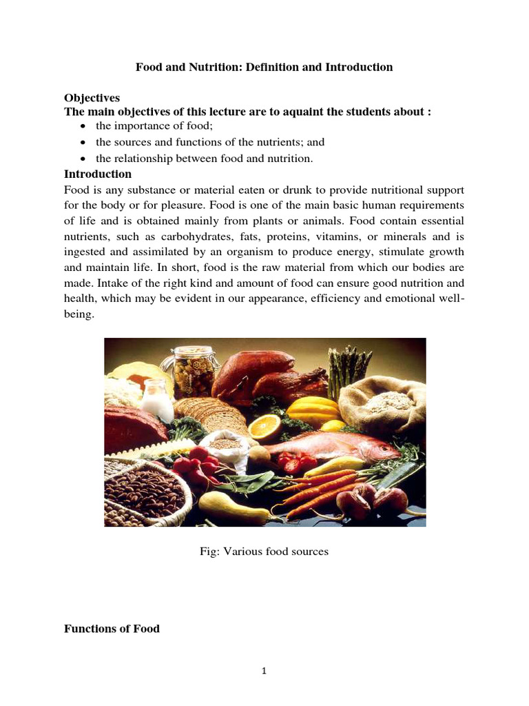 Nutritional and Clinical Biochemistry-Notes | PDF | Digestion | Foods