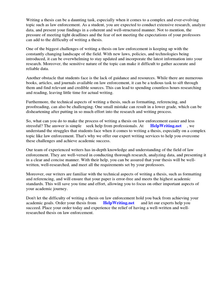 Term Paper On Law Enforcement | PDF | Police | Fingerprint