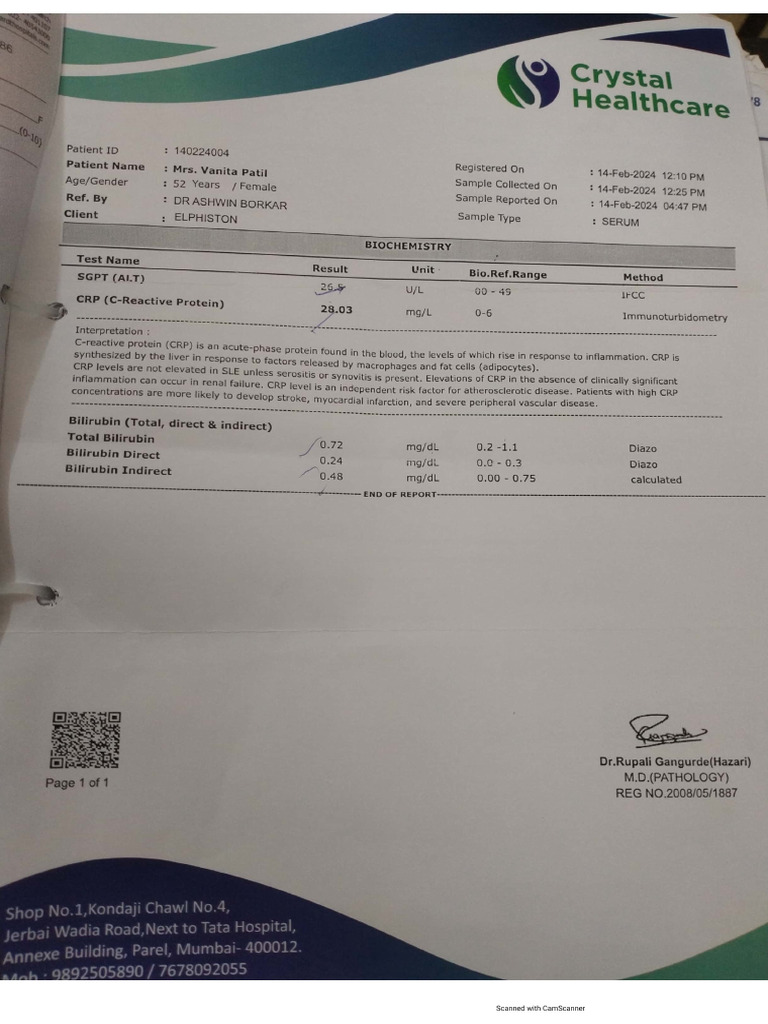 Pott's Spine Case | PDF