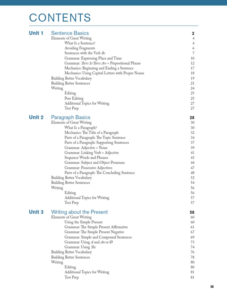 Great Writing: Sentence and Paragraph Skills | PDF | Sentence ...