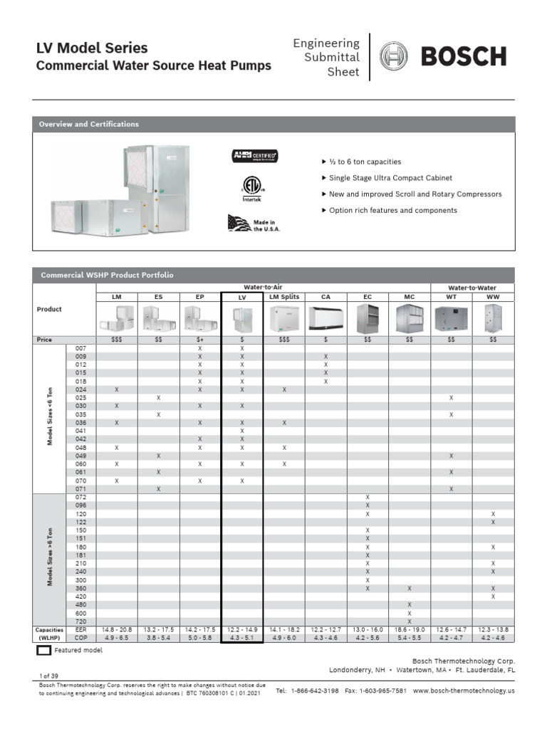 Bosch LV US | PDF | Electromechanical Engineering | Heat Transfer