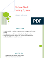 Steam Turbine Gland Sealing System | PDF | Technology & Engineering
