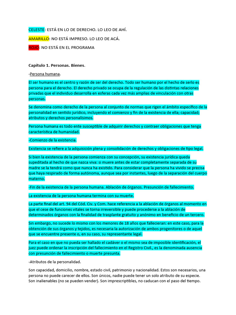 Derecho Privado 1ºP | PDF | Pagos | Intención (Derecho Penal)