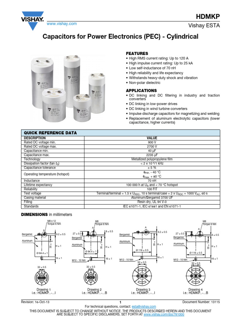 HDMKP | PDF | Capacitor | Electronics