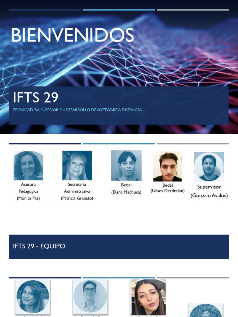 IFTS 29 - 1 - 2024 Ingresantes | PDF | Ingeniería de software | Software