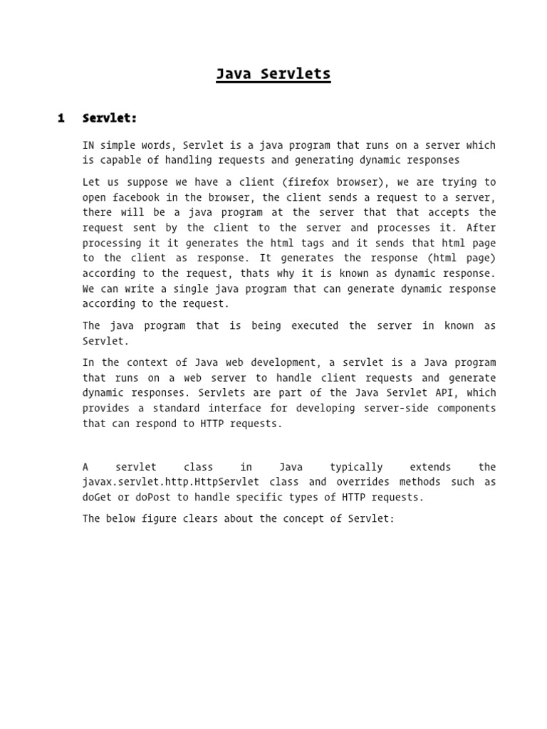 Servlets 170833 | PDF | Java (Programming Language) | Networking