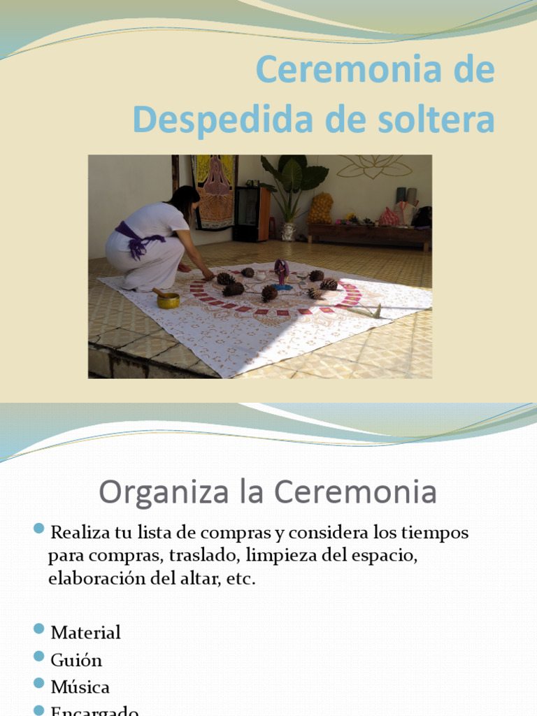 Ceremonia Despedida de Soltera | PDF | Amor