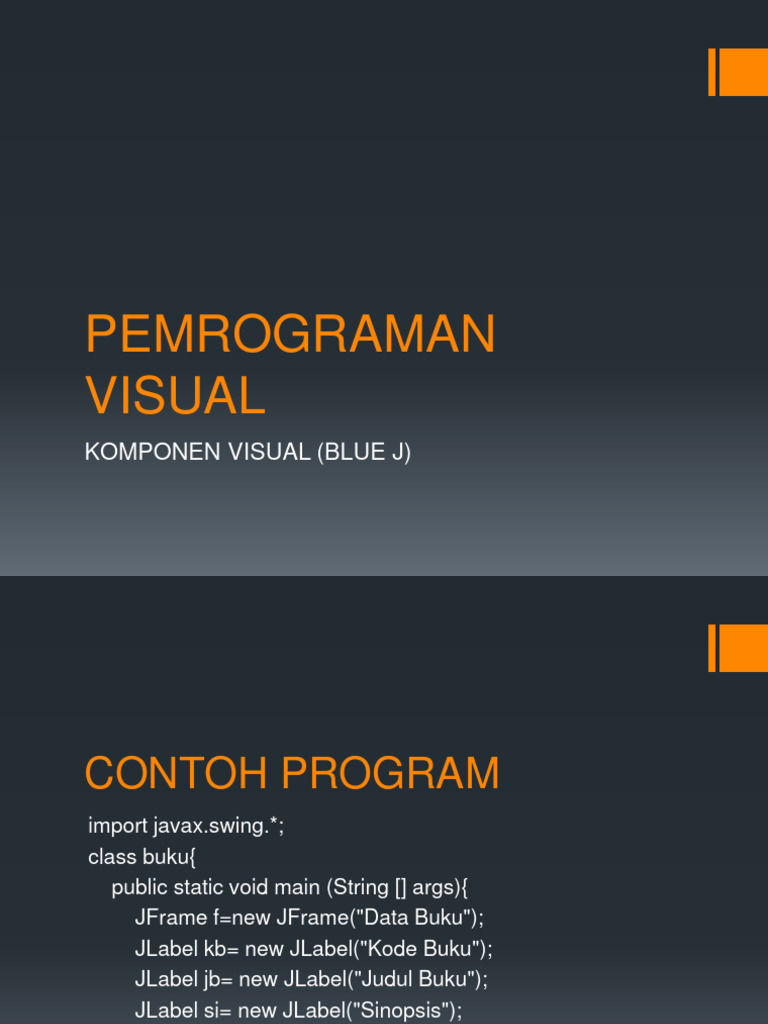 2a. Komponen Visual (BlueJ) | PDF