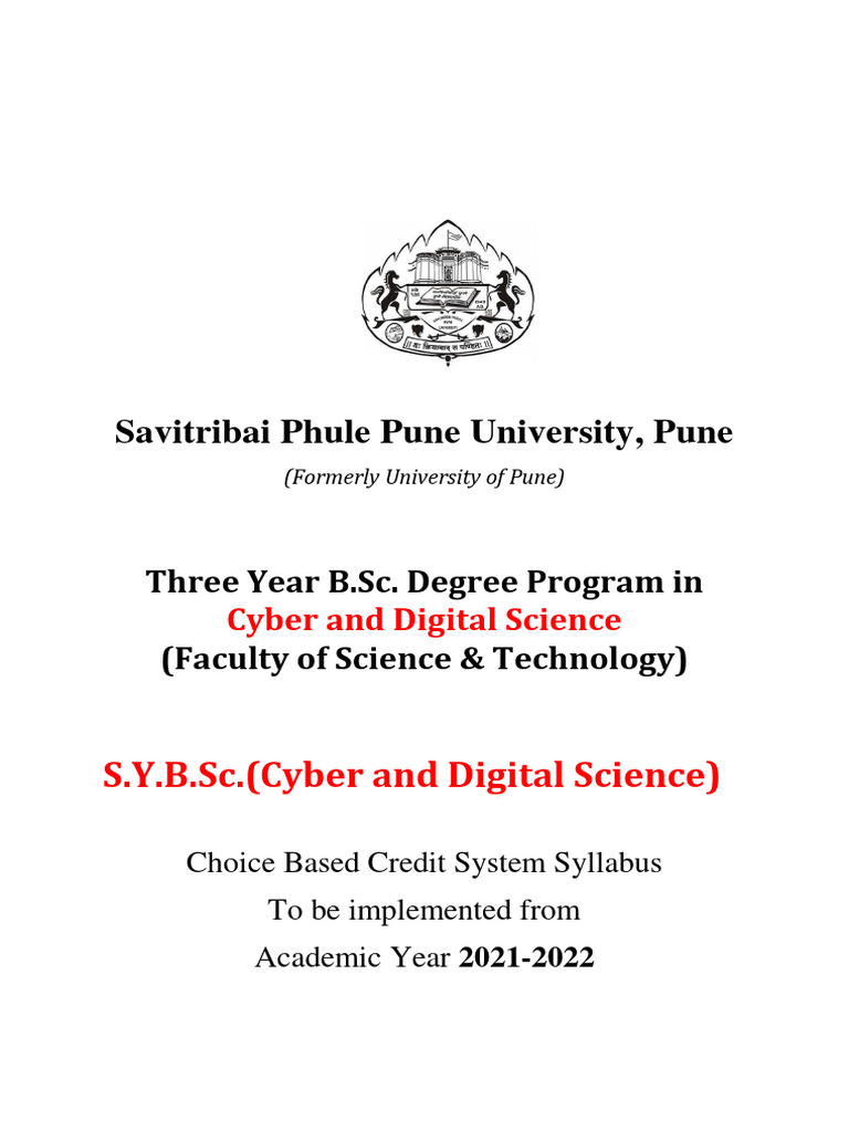 B.Sc. Cyber & Digital Science Syllabus | PDF | Cryptography | Encryption