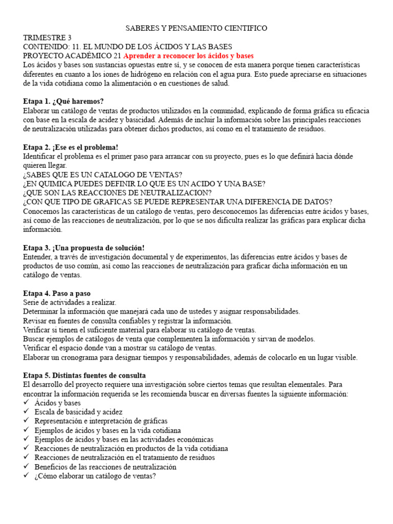 SPC Pa21 Act 1 | PDF | Ácido | Vida