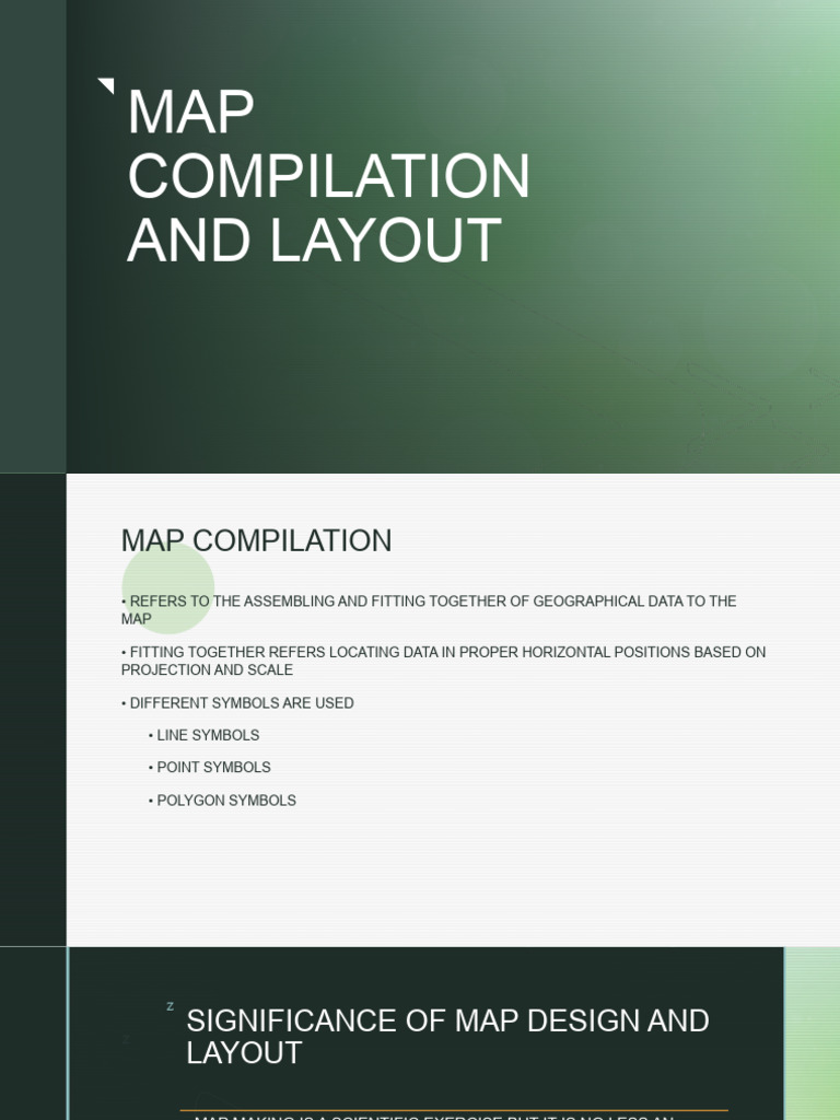 Map Compilation and Layout | PDF