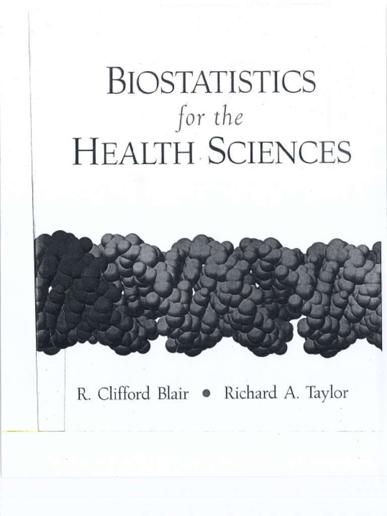 Biostatistics For The Health Sciences Pdf