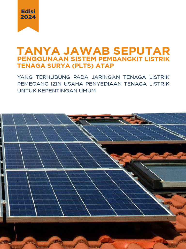 Booklet FAQ PLTS Atap 2024 | PDF | Komputer | Teknologi & Rekayasa