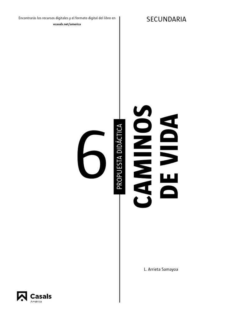Propuesta Didáctica - Caminos de Vida 6 (Completa) | PDF | Aprendizaje | Evaluación