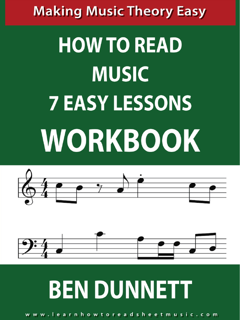 How To Read Sheet Music Workbook | PDF | Tempo | Worksheet