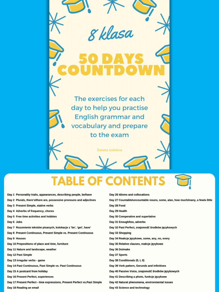 50 Days Countdown 8 Klasa | PDF