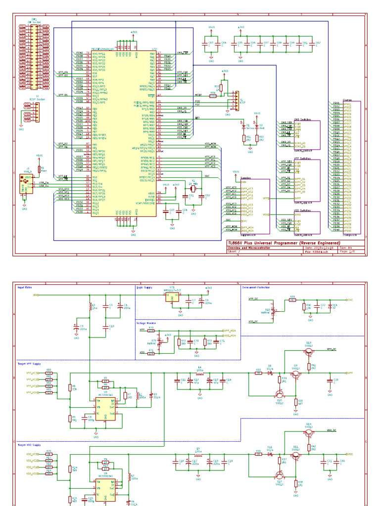 TL866II Schematic | PDF