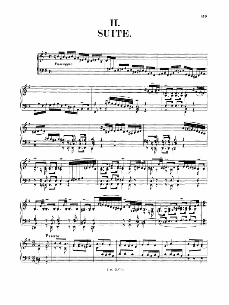 Bach - Lute Suite em | PDF