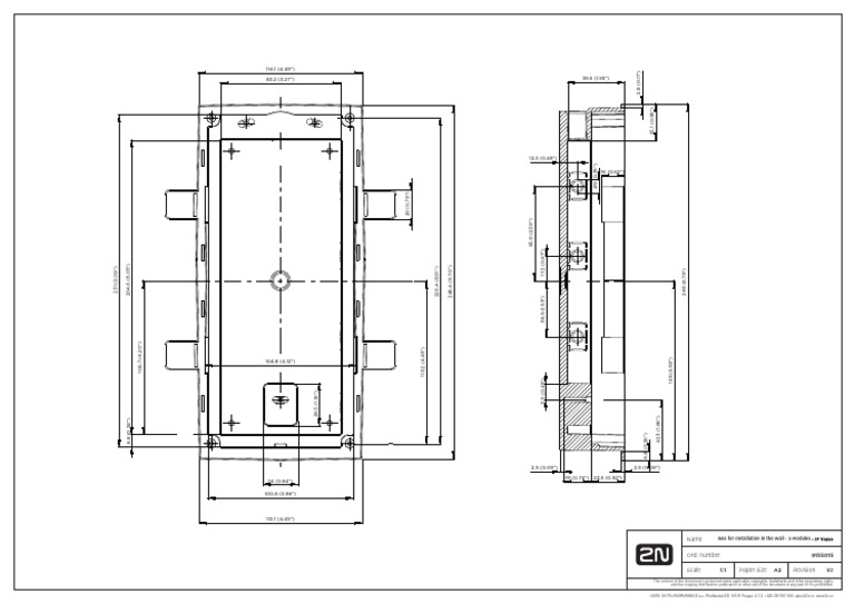 Ip Verso Box Installation in The Wall 2 Modules Datasheet en | PDF | Copyright Law | Social ...