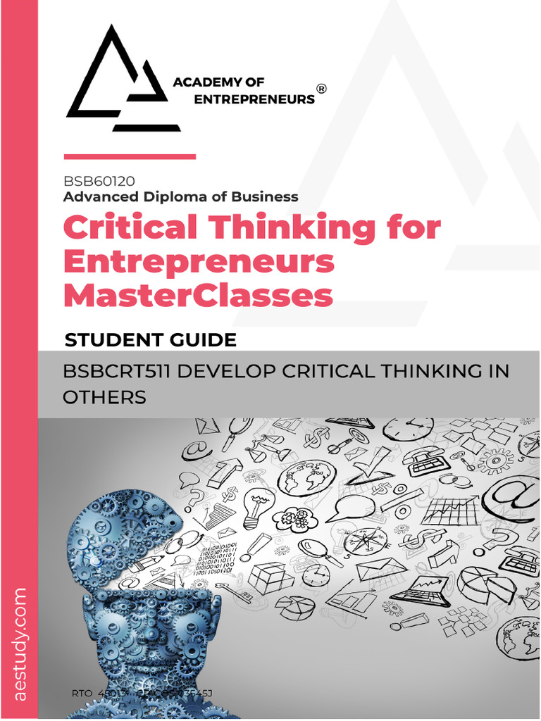 BSBCRT511 Student Assessment Guide | PDF | Critical Thinking | Thought