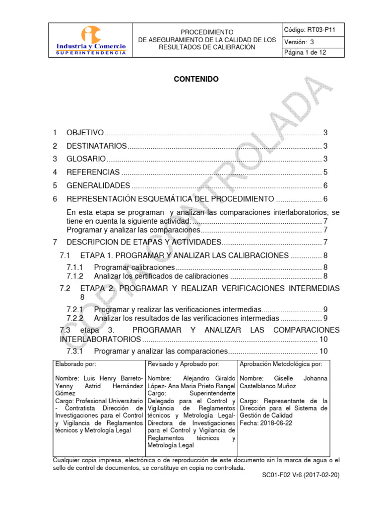 PROCEDIMIENTO 20DE 20ASEGURAMIENTO 20DE 20LA 20CALIDAD 20DE 20LOS ...
