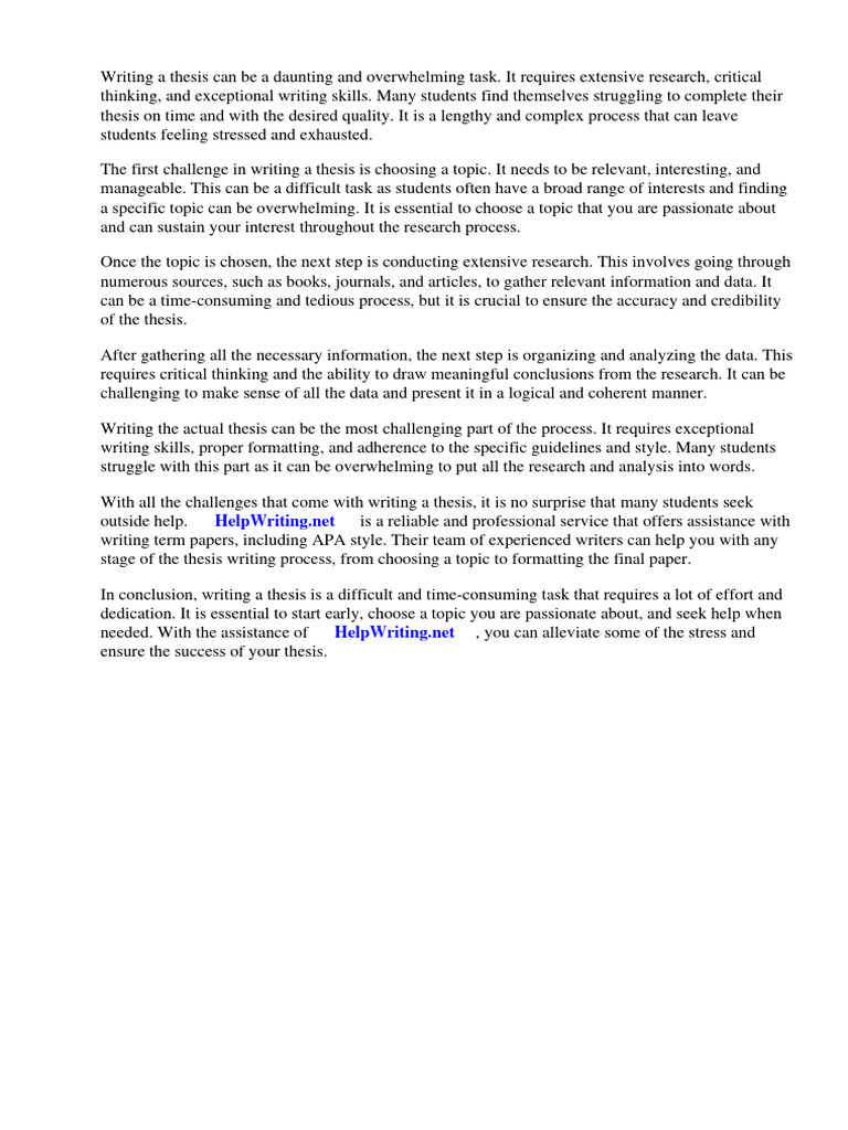 Example of Term Paper Apa Style | PDF | Apa Style | Writing