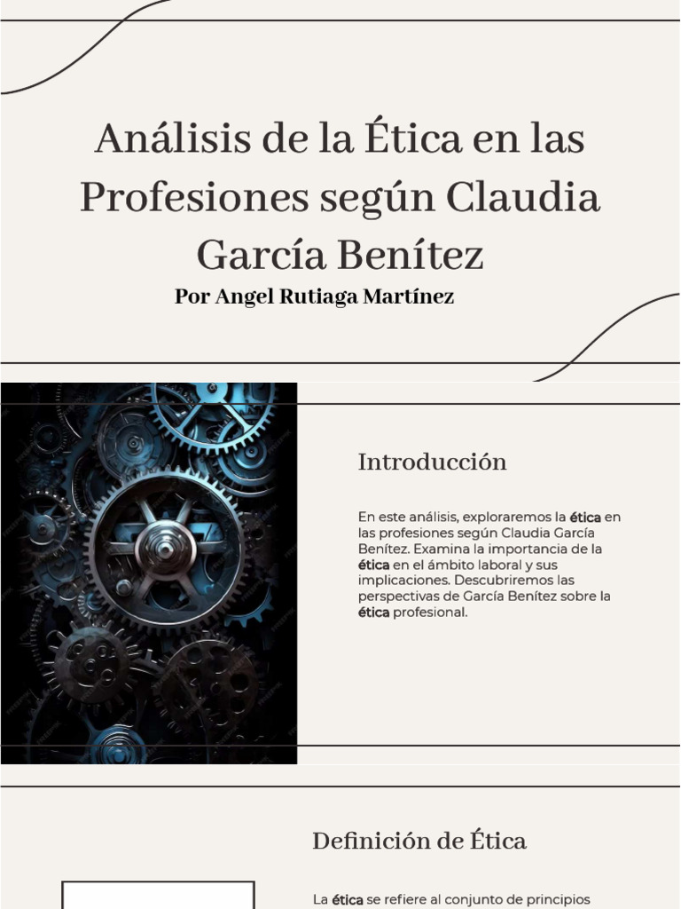 Angel Rutiaga Martínez Analisis de La Etica en Las Profesiones Segun ...