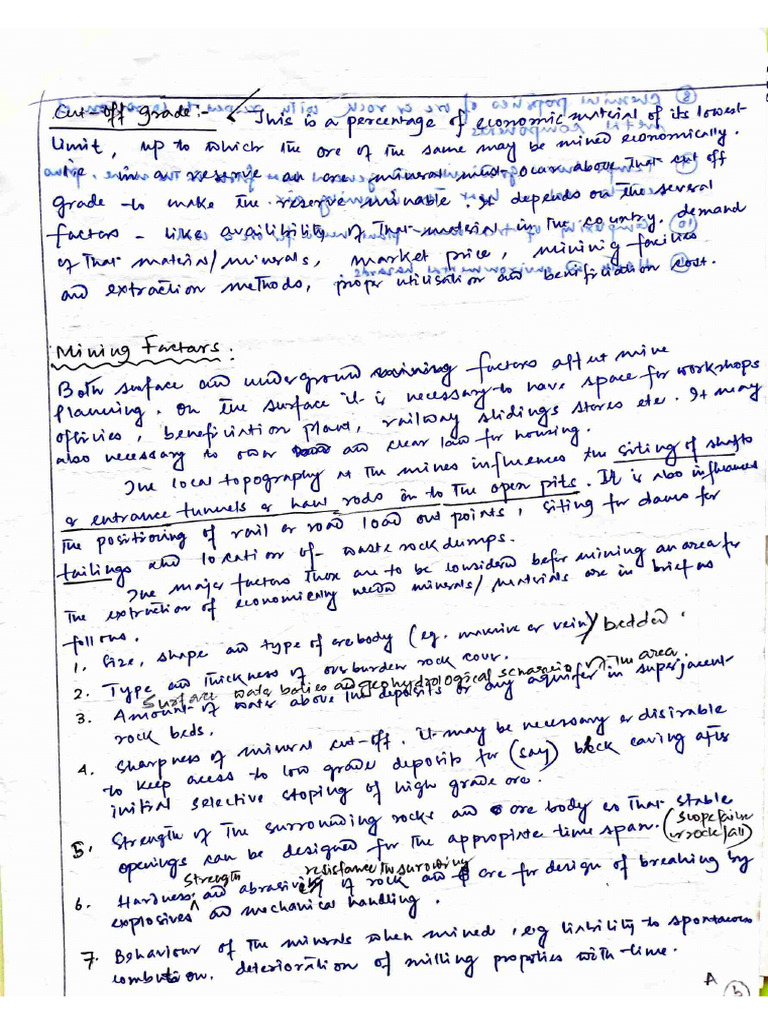 Mining Factors | PDF