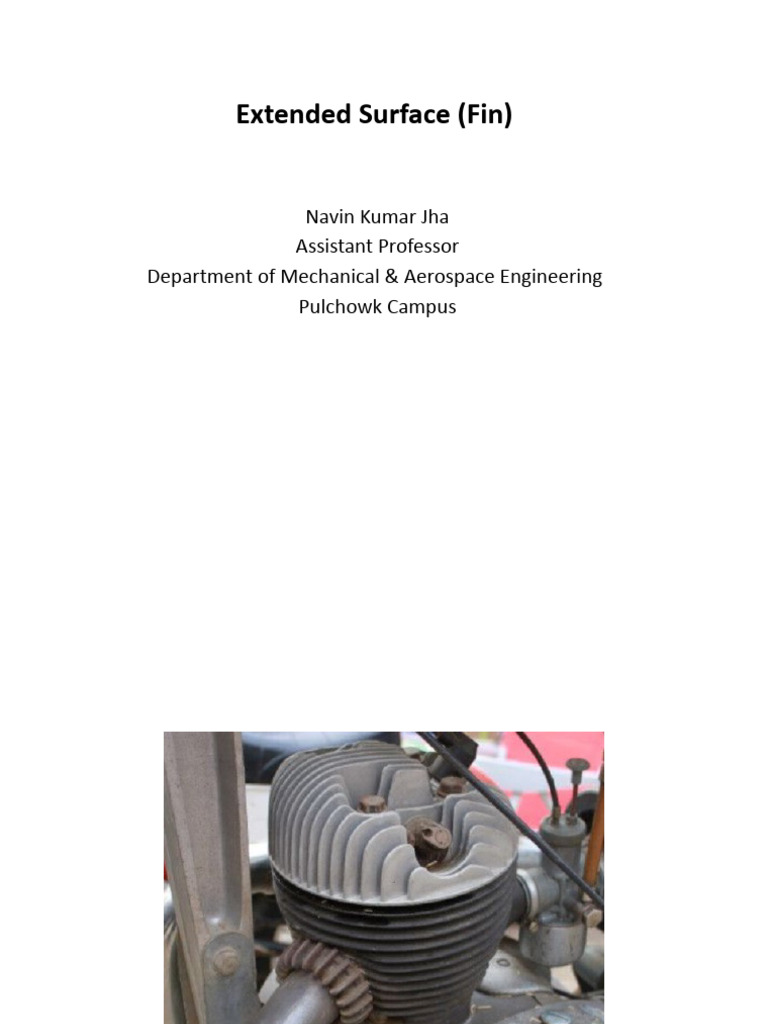 Extended Surface | Download Free PDF | Heat Transfer | Equations