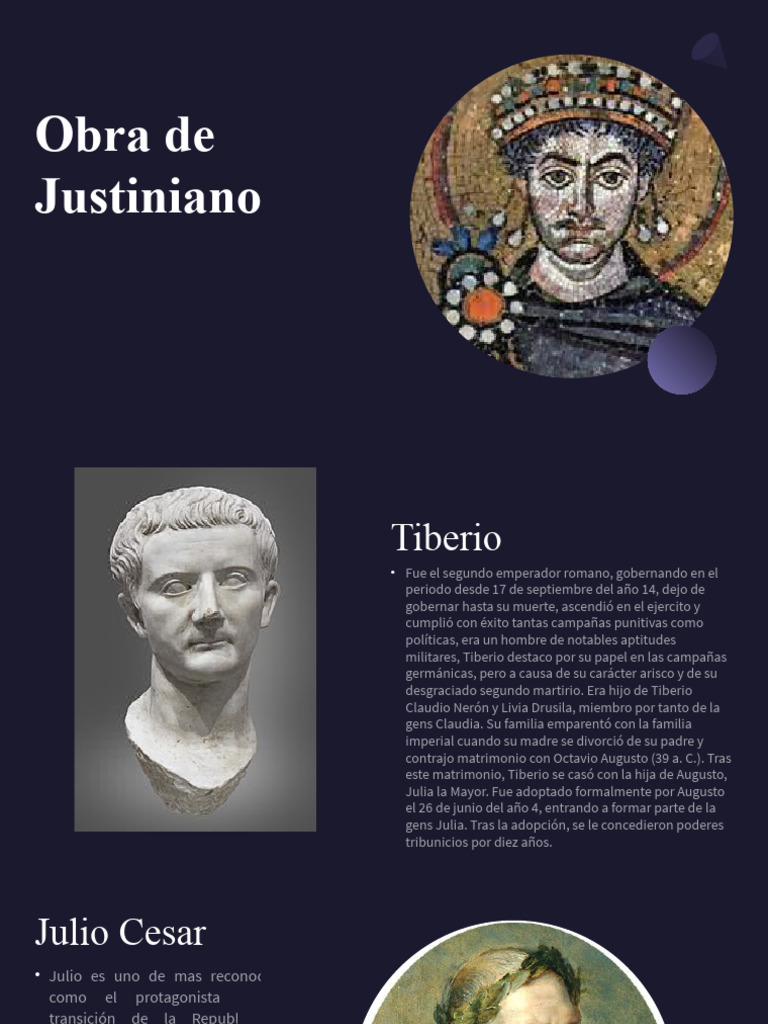 Obra de Justiniano | PDF | Augusto | Justiniano I