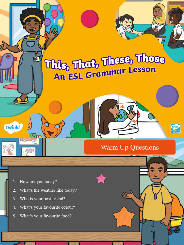 T e 1672404103 Esl This That These Those Powerpoint Lesson Ver 1 | PDF ...