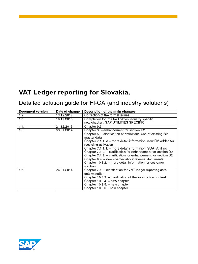 VAT Ledger reporting for Slovakia, | PDF | Invoice | Value Added Tax
