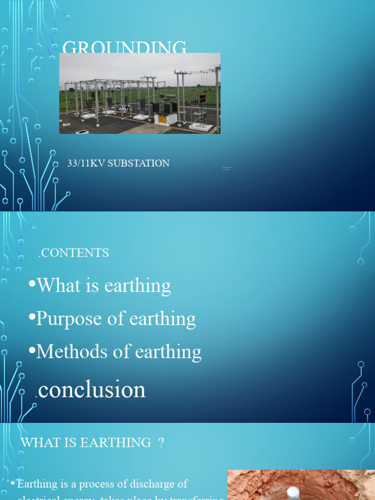 Earthing | PDF