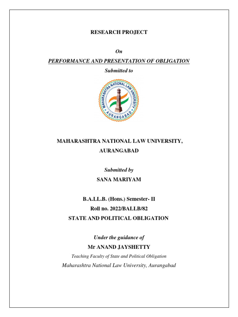 Pol Sem 2 Project | PDF | Accountability | Governance