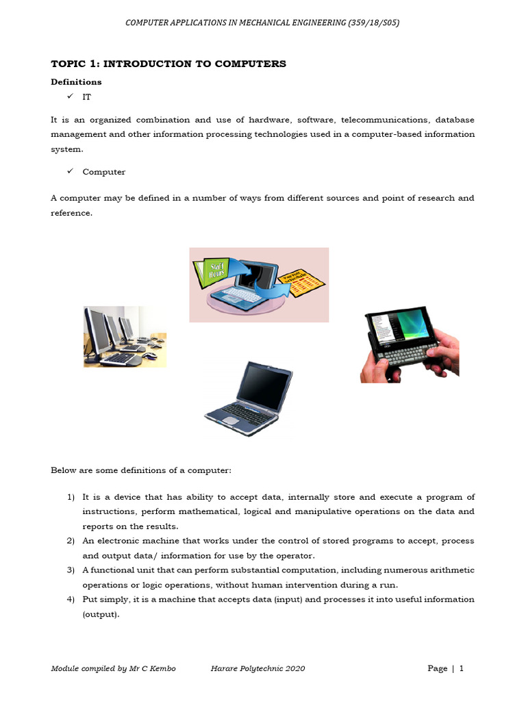 Computer Applications in Mech Eng | PDF | Integrated Circuit | Personal ...