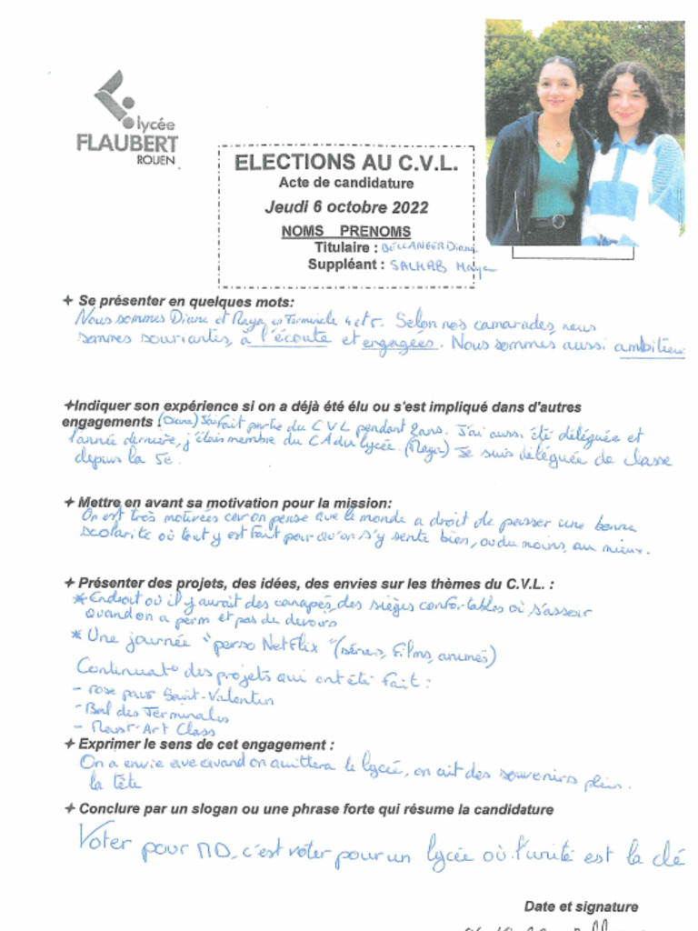 Elections Au CVL | PDF