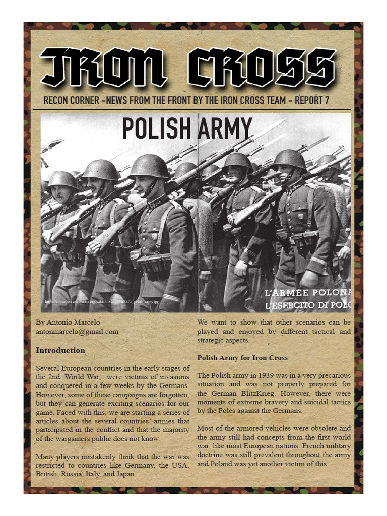 Iron Cross Recon 7 Polish Army | PDF | Tanks | Anti Tank Warfare