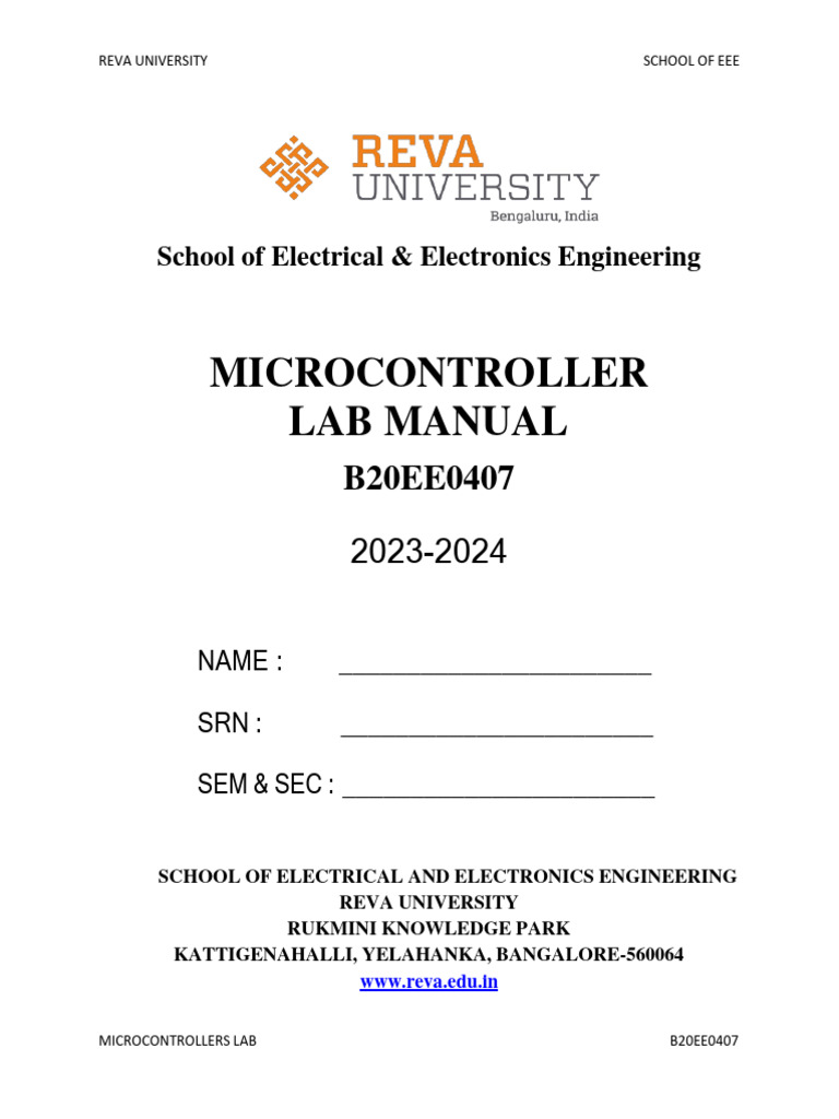 MC Lab Manual-2024 | PDF | Computer Engineering | Computing