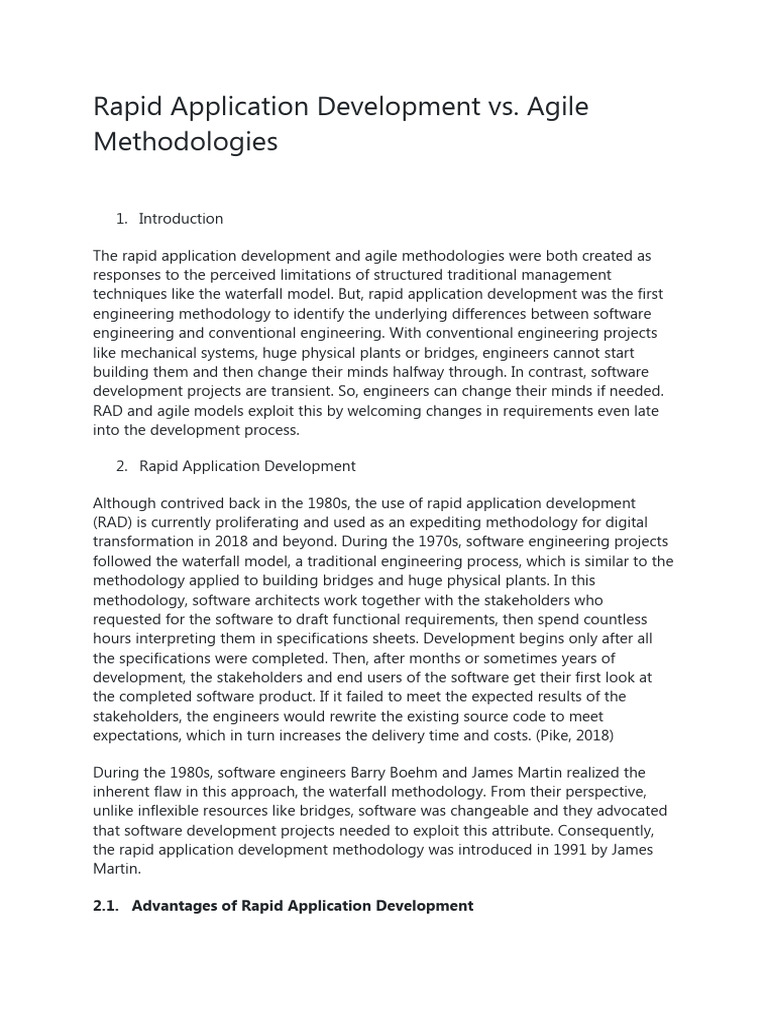 Agile Methodology | PDF | Software Development Process | Agile Software Development