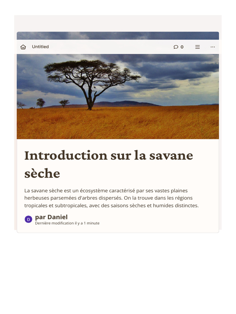 Écosystème et agriculture en savane sèche | PDF | Sol (pédologie) | Agroécologie