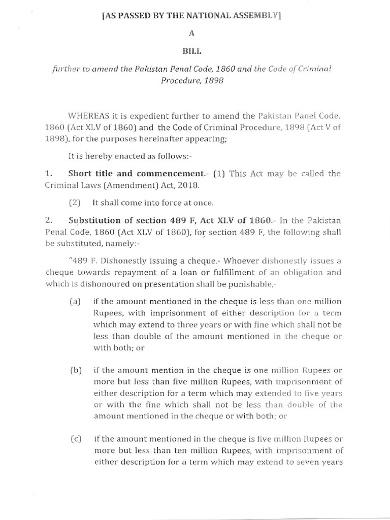 Title: Short Act | PDF | Cheque | Common Law
