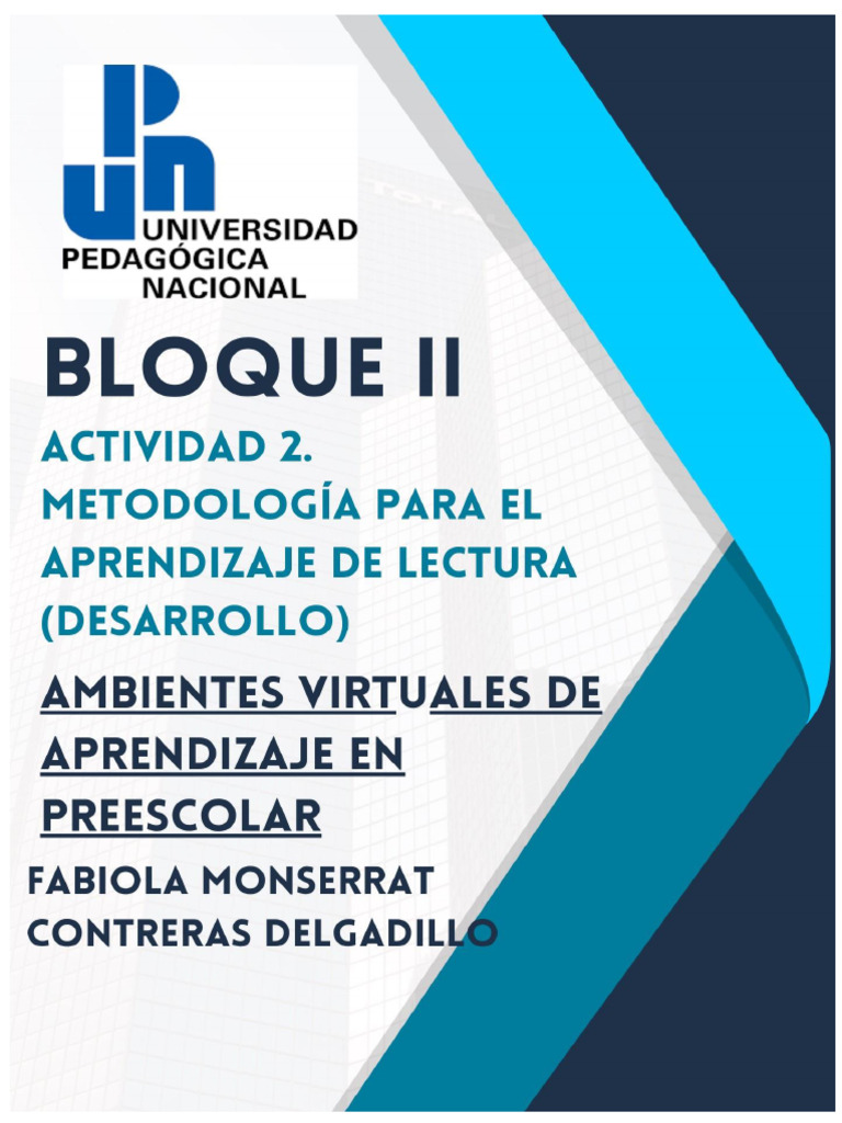 Act 2 Bloque 2 | PDF | Enseñando | Aprendizaje