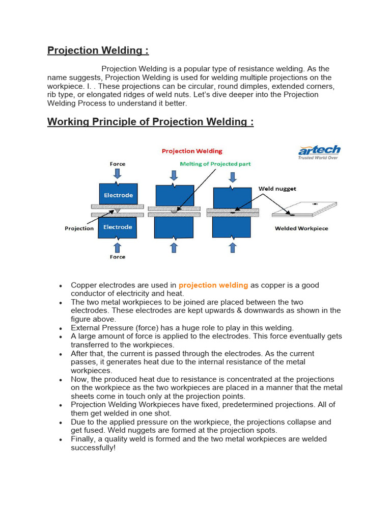 Projection Welding Assignment | PDF | Welding | Construction