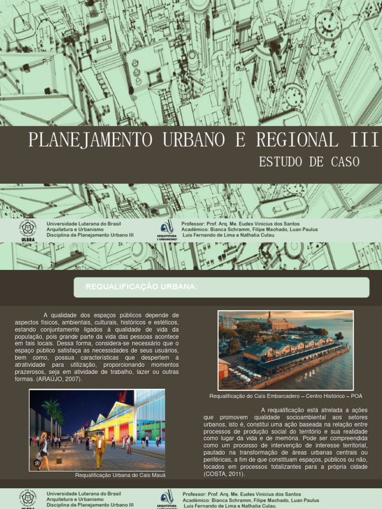 NATHALIA CULAU - ATIVIDADE 01 - Pesquisa e Estudo de Caso | PDF | Urbanismo | Planejamento urbano