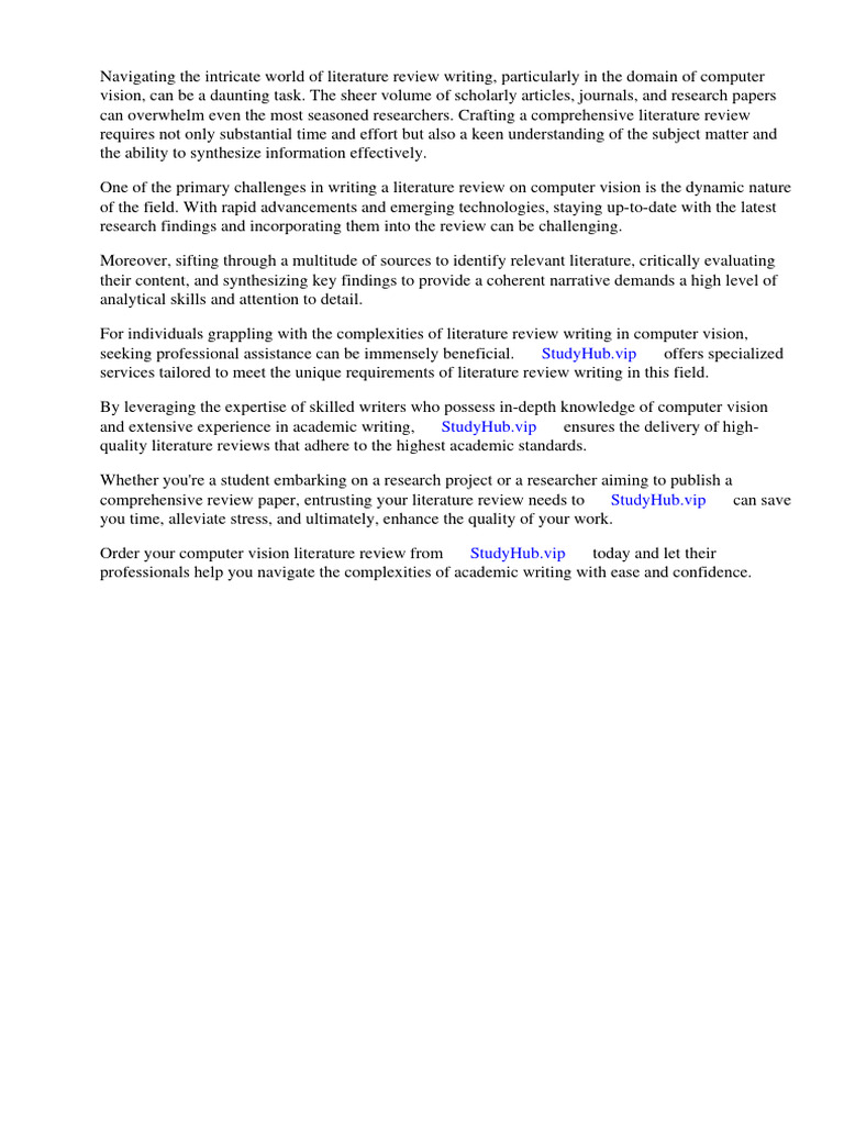 Computer Vision Literature Review Pdf Computer Vision System